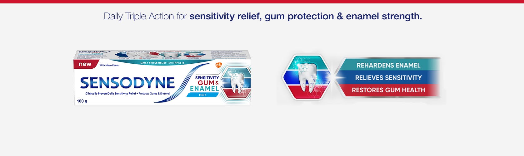 Sensitivity Gum and Enamel Toothpaste | Sensodyne